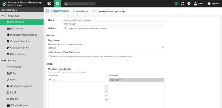 Create Python pypi repository on Nexus repository manager – RISHITHA MINOL